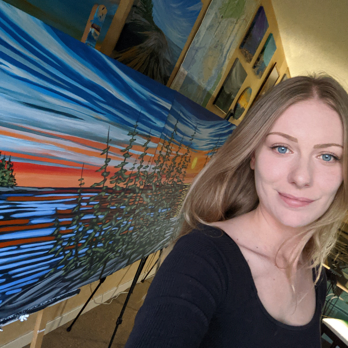 And the winner is... Leslie Billard – Eclipse Art Gallery