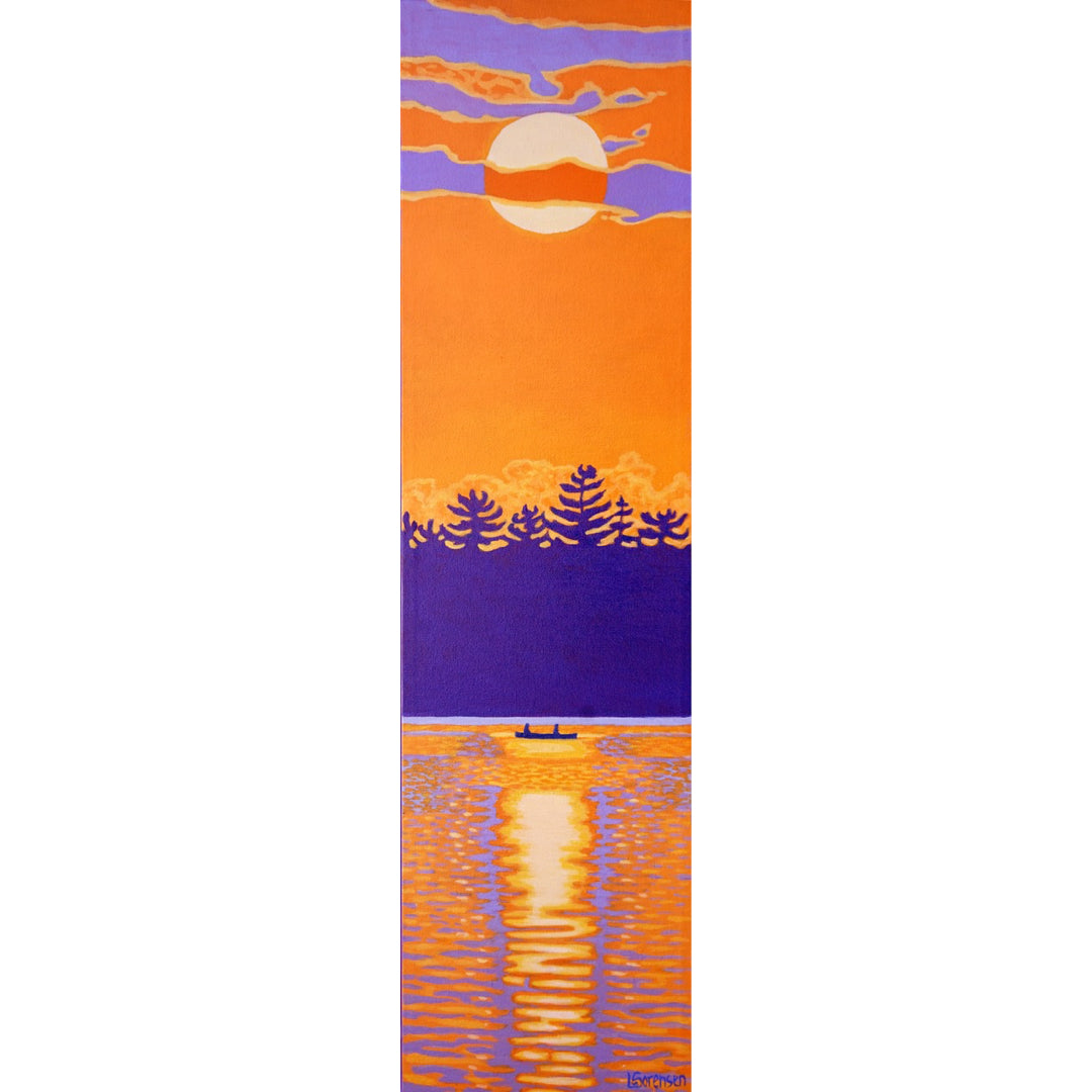 Sunset Canoe - Linda Sorensen – Eclipse Art Gallery