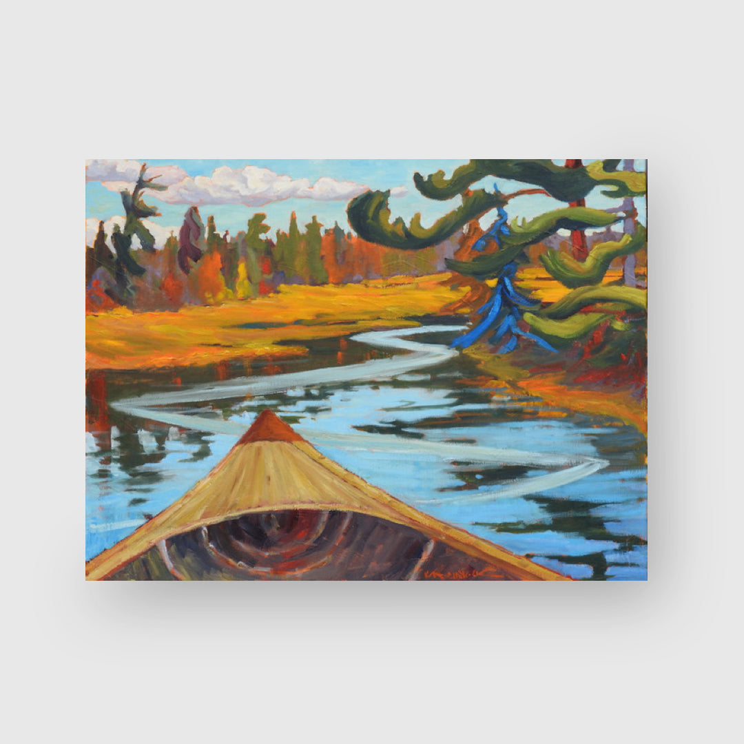 Canoe Routes - Kathy Haycock – Eclipse Art Gallery