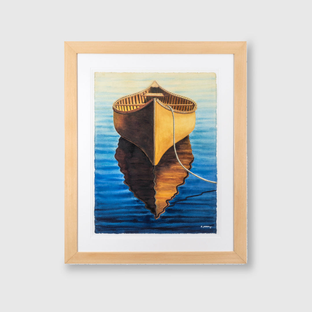 Yellow Canoe- Ed Novak – Eclipse Art Gallery